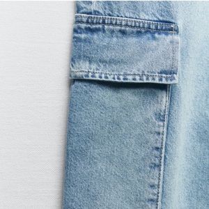 Zara | Jeans | Zara Trf Belt Loop Cargo Jeans | Poshmark